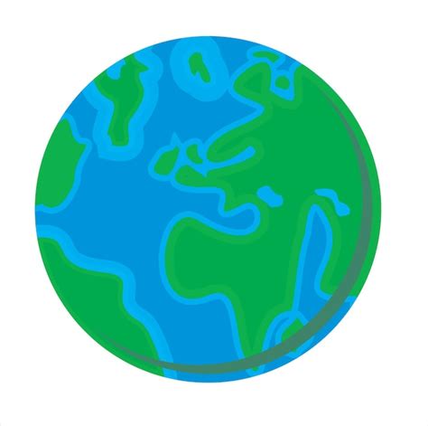 Icono De Vector Planeta Tierra Icono Plano Del Planeta Tierra Ilustraci N De Vector De Dise O