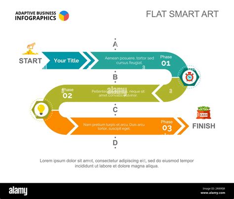 Three Phases Startup Slide Template Stock Vector Image And Art Alamy