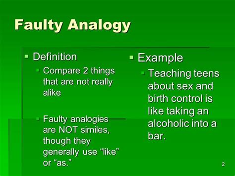 [solved] According To Image Create False Analogy Faulty Analogy Course Hero