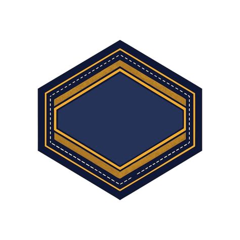 빈 텍스트 데닌 라벨 터 일러스트레이션 프리미엄 벡터