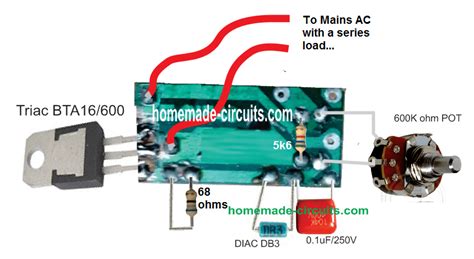 Circuit Diagram For Typical Scr Based Light Dimmer