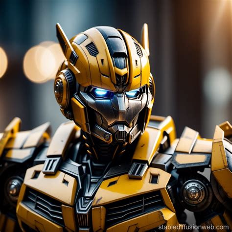 Bumblebee Transformer Robot From The Live Action Transformers Movies