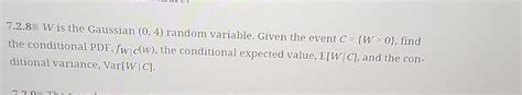 Solved 711 Random Variable X Has Cdf