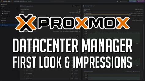 Proxmox Data Center Manager Alpha Review First Look And Impressions