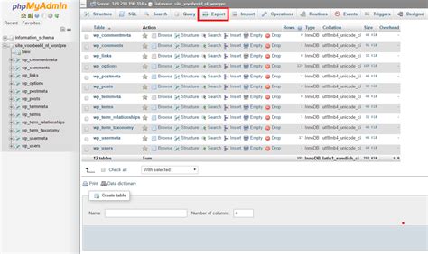 Manually Making A Backup Of A Database On A Webhosting Package Transip