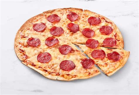 Thin And Crispy Pepperoni Dominos Pizza