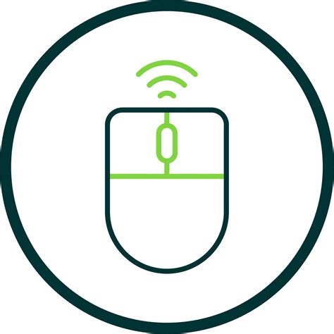 Wireless Mouse Line Circle Icon Design 43660422 Vector Art At Vecteezy