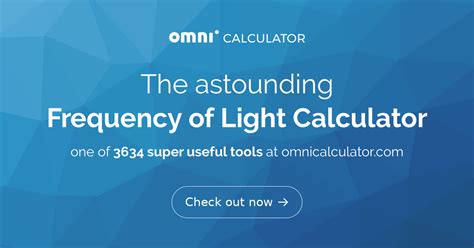 Frequency Of Light Calculator