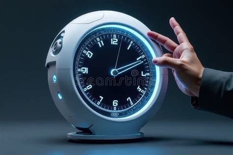 Gesture Controlled Clock Stock Illustration Illustration Of Concept 371901508