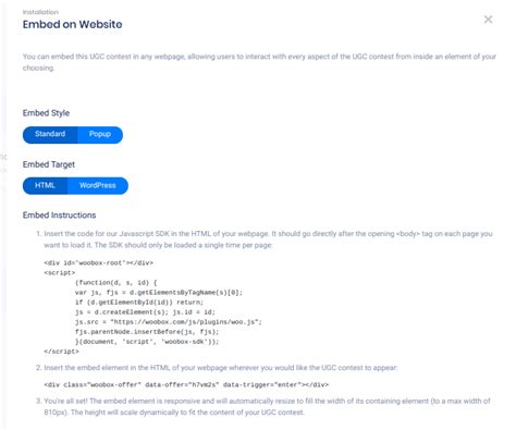 Preview And Test Woobox Help