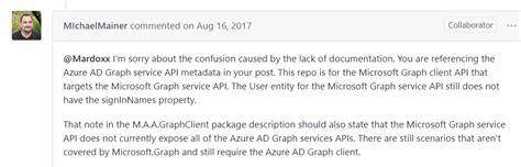 How To Update The Existing User SignInName Using Azure AD Graph API Or