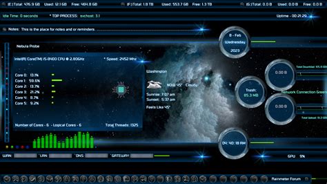 System Monitoring On Rainmeter Deviantart