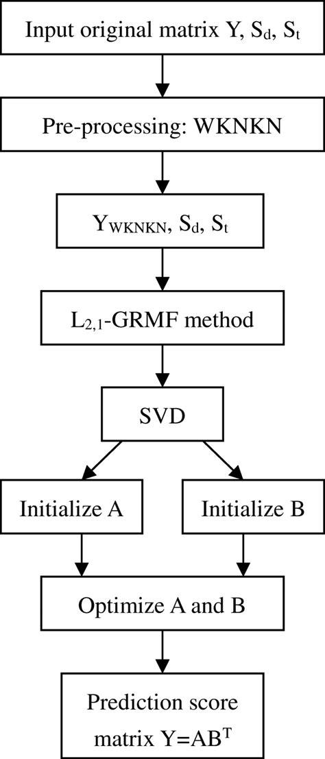 a brief flow chart of the l2 1 grmf method it includes the process of