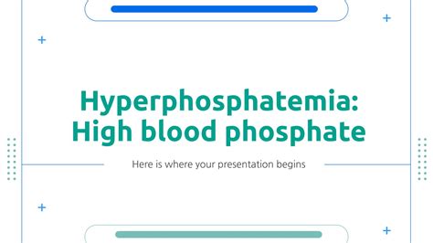 Hyperphosphatemia High Blood Phosphate Levels Presentation