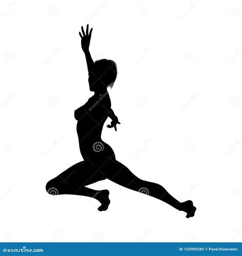 Naked Girls Silhouette Stock Vector Illustration Of Fashion 155909289