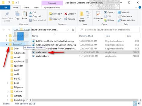 How To Add Secure Delete To The Windows 10 8 And 7 Context Menu