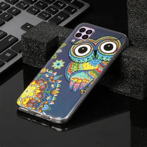 Ovitek Tpu Colorized Owl Za Huawei P Lite Ovitki Top Izbira