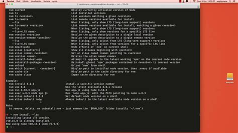 Cómo Instalar Nodejs Desde Terminal Youtube