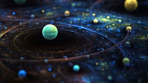 Universe Multicolored Planet Space Art 4k Hd Abstract Wallpapers Hd Wallpapers Id 42068