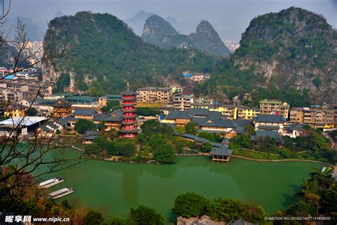 桂林市区风景摄影图 自然风景 旅游摄影 摄影图库 昵图网