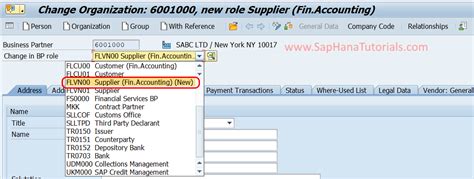 How To Create Vendor Account As Bp In Sap S4 Hana Sap Hana Tutorials