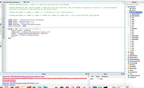 Help On Follow Script Infinite Yield Possible Hault Scripting Support Developer Forum Roblox