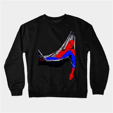Pin By Zlatapriputneva On Spider🕸️man Design Sweatshirts Crew Neck Sweatshirt Men Design