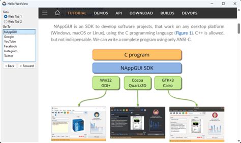 Webview Cross Platform C Sdk