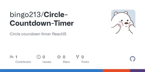 Github Bingo213circle Countdown Timer Circle Coundown Timer Reactjs