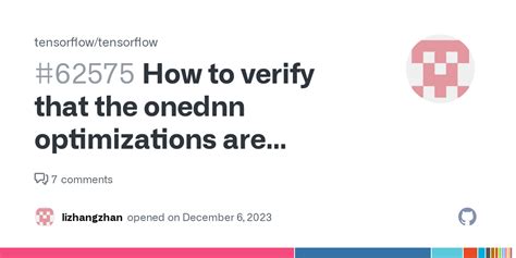 How To Verify That The Onednn Optimizations Are Enabled In Runtime