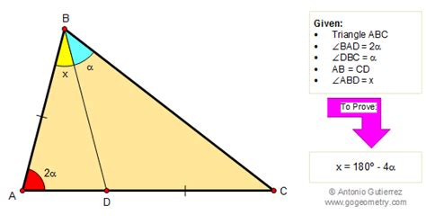 Online Geometry Tutoring Problem 107 Angles Triangle Math Teacher