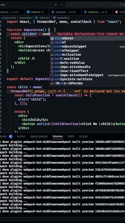 What Do Useimperativehandle And Forwardref Do Youtube