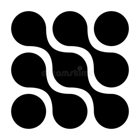 Metaball Connected Dots Circles Pattern Texture Element Stock Vector Illustration Of Grid