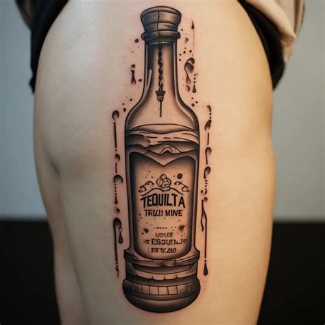 Tequila Custom Tattoos Personalized Housewarming T