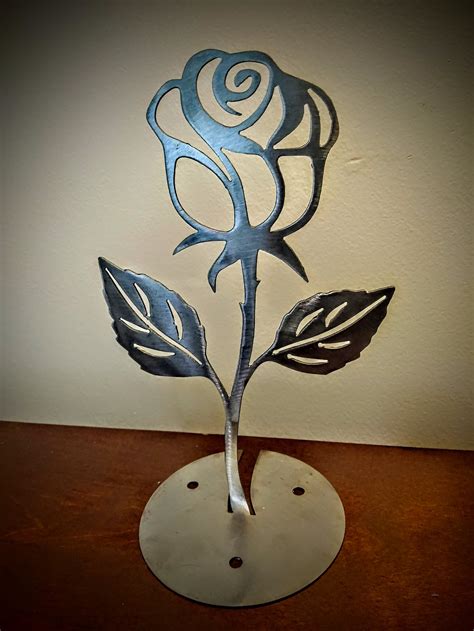 Table Top Rose Plasma CNC DXF Flower Etsy