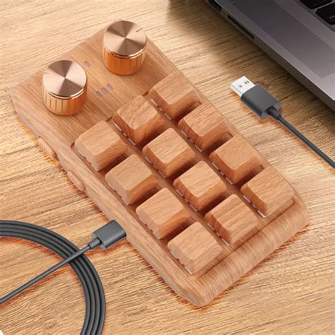 Macro Custom Keyboard Rgb Hot Swap Keypad 2 Knob 12 Keys For Pc Laptop Wired Eur 27 52