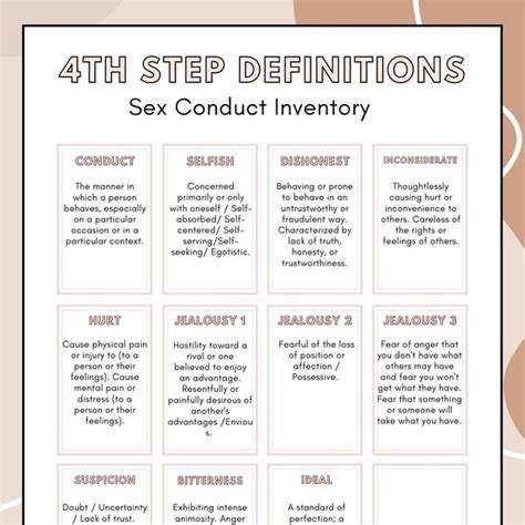Sex Conduct Sheet Etsy
