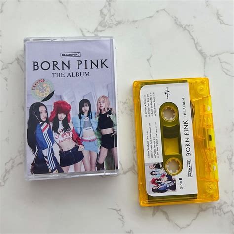 Tape Powder Ink Blackpink Jisoo Jennie Rose Lisa Cassette Tape Shopee