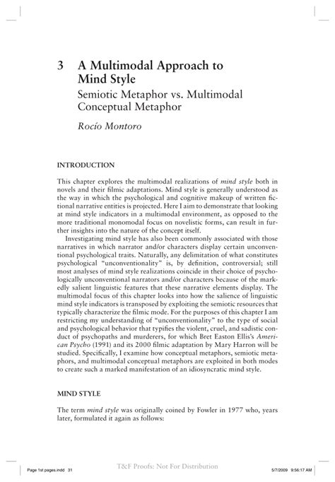 Pdf ‘a Multimodal Approach To Mind Style Semiotic Metaphor Vs Multimodal Conceptual Metaphor