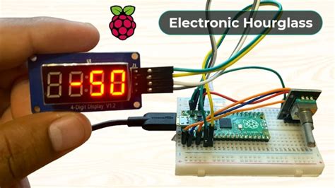 Electronic Hourglass With Raspberry Pi Pico And Rotary Encoder