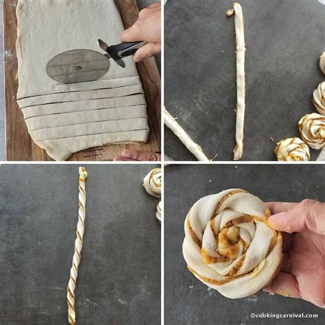 Dabeli Puff Pastry Swirl Cooking Carnival