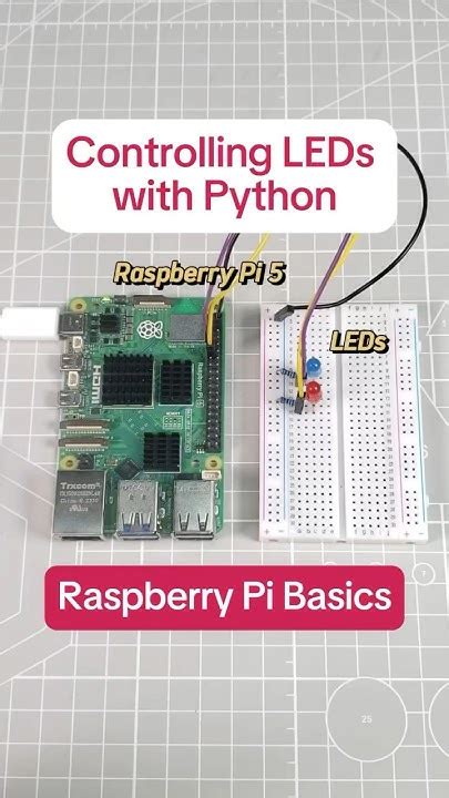 Blink Leds With Beand New Raspberry Pi 5 Raspberrypi Python Engineer Engineering
