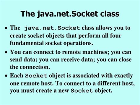 Ppt Java Network Programming Powerpoint Presentation Free Download Id5891789