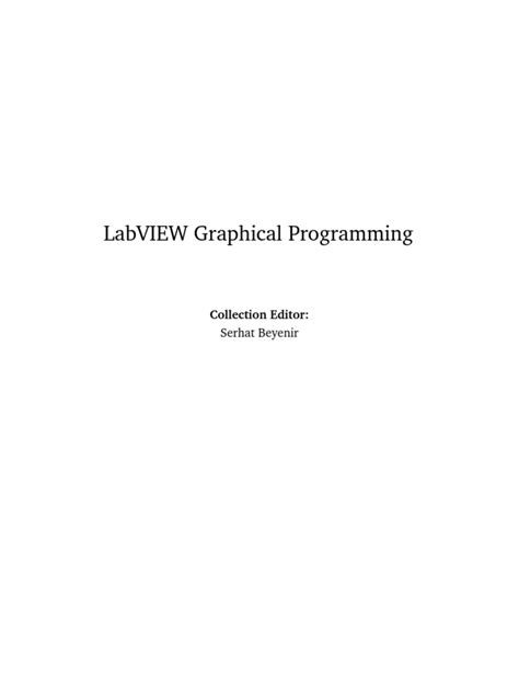 Labview Graphical Programming Pdf Menu Computing Data Type