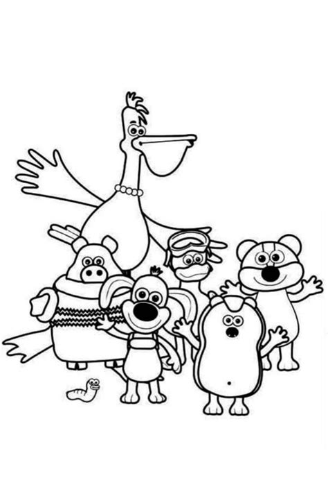 Picture Of Timmy Time Characters Coloring Page Artofit