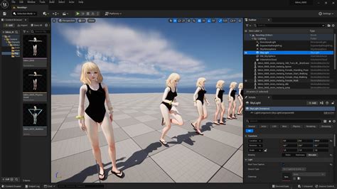 bikini 0005 ue5 unity blender animated 3d model by
