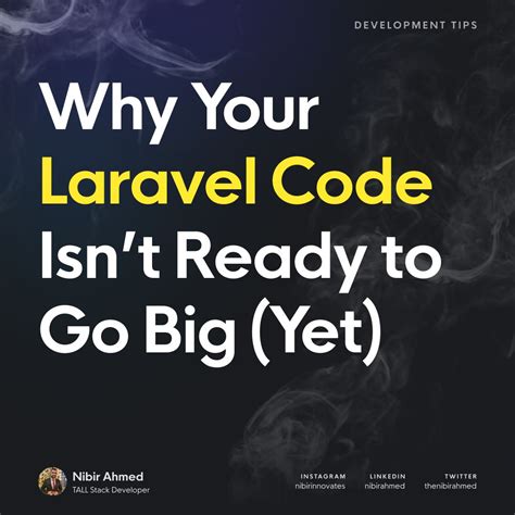 Nibir Ahmed On Linkedin Laravel Scalability Codingfails Livewire