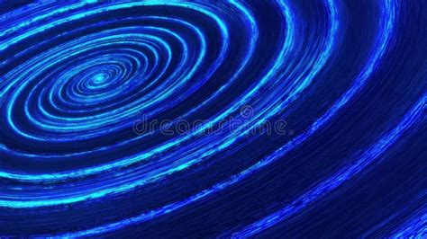 Animated Texture Dynamic Wavy Background Bright Neon Blue Waves Flowing Abstract Motion