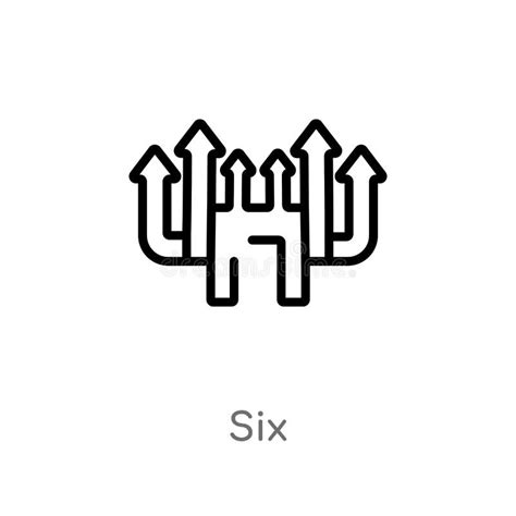 Outline Orientation Vector Icon Isolated Black Simple Line Element