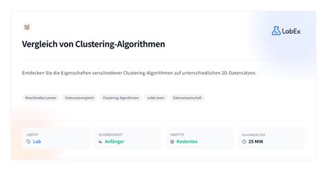 Vergleich Von Clustering Algorithmen Entdecken Sie Dateninsights Labex